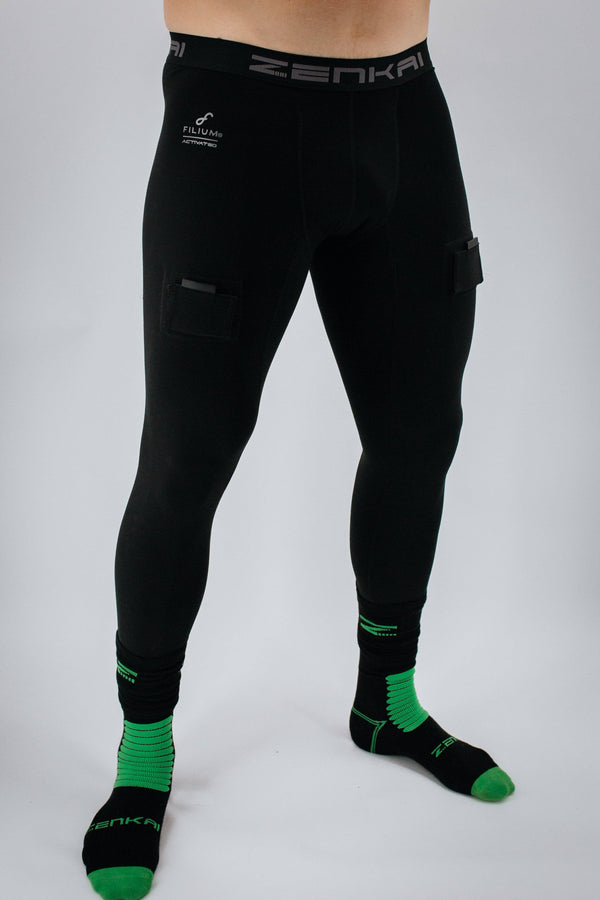 Men's Peak Compression Velcro Tights - Zenkai Sports